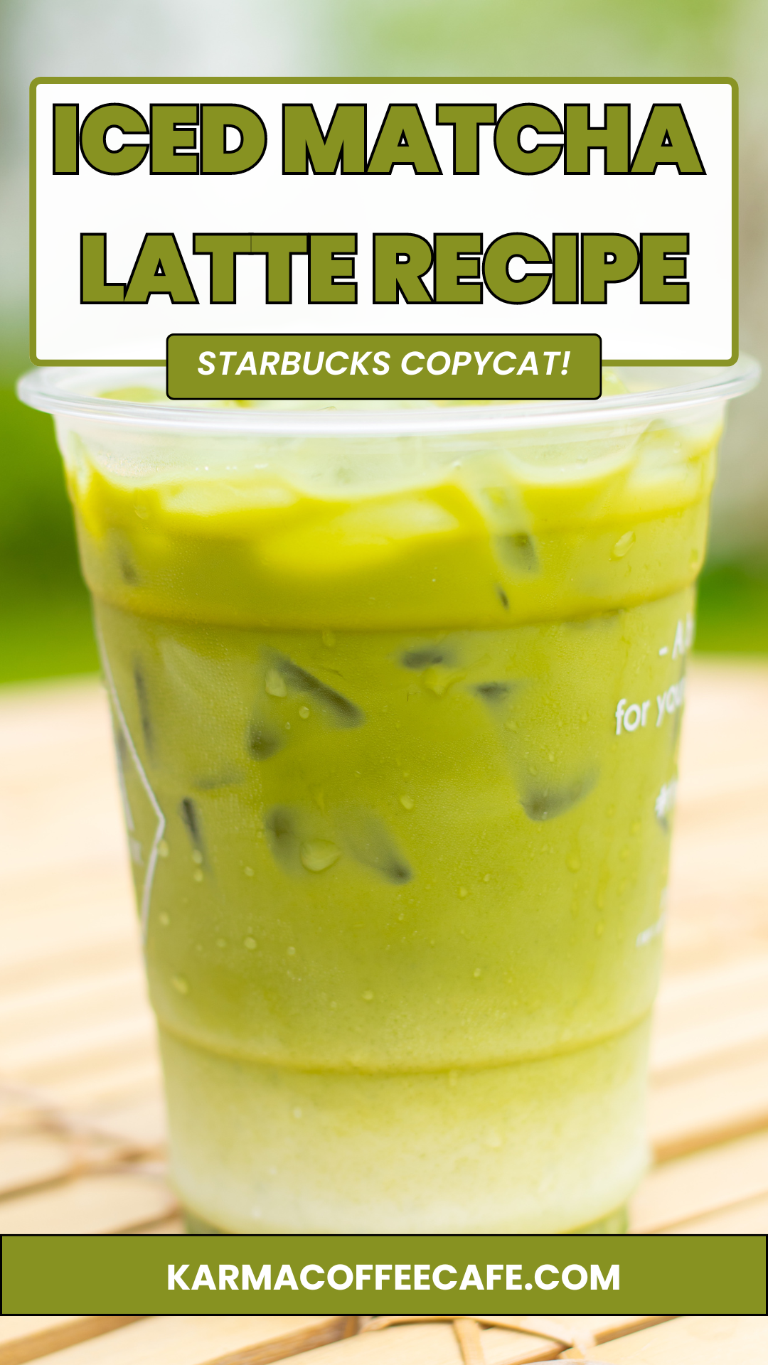 Easy Iced Matcha Latte Starbucks Copycat Recipe