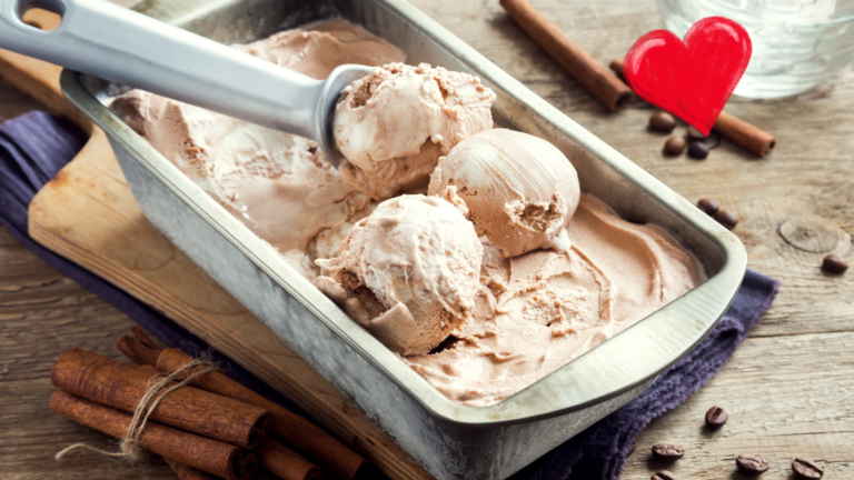The Best Homemade Coffee Ice Cream Recipe Hands Down!