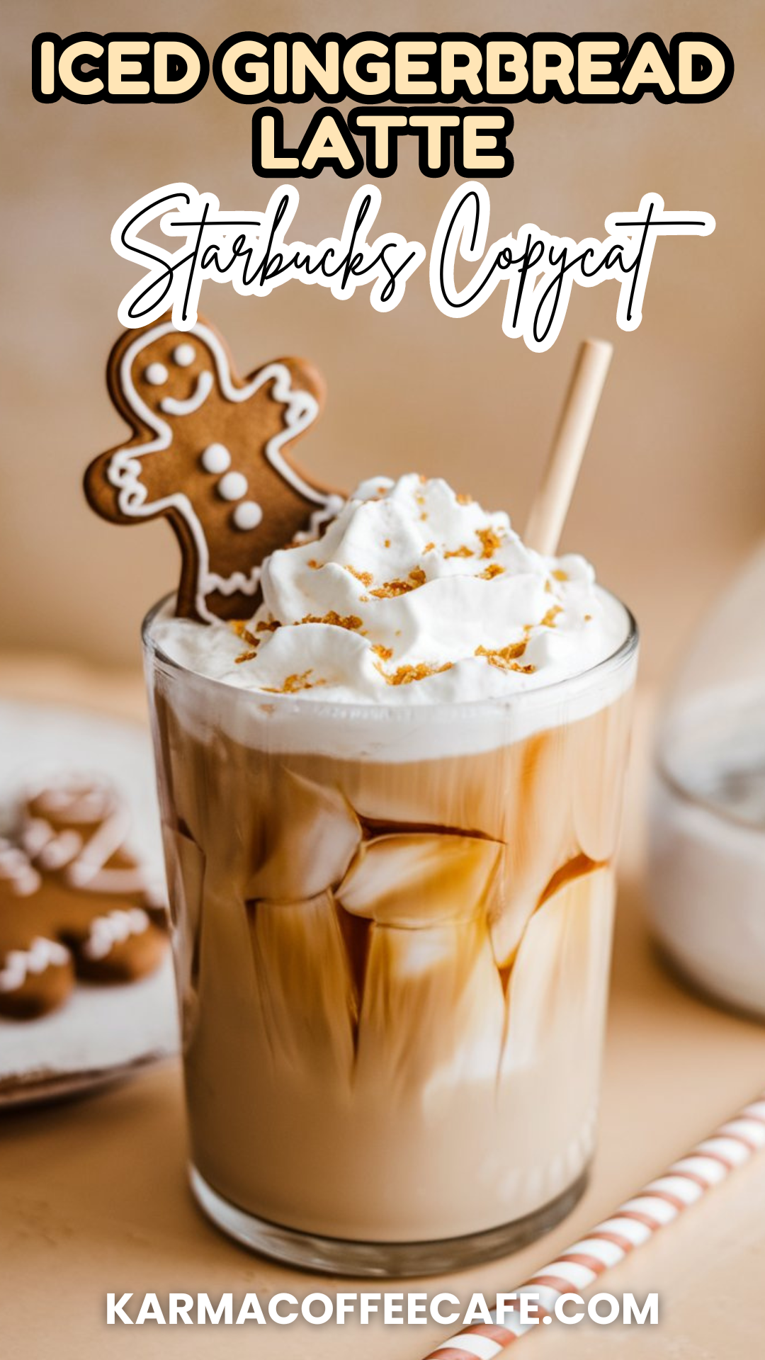Easy Iced Gingerbread Latte Recipe: A Festive Coffee Delight