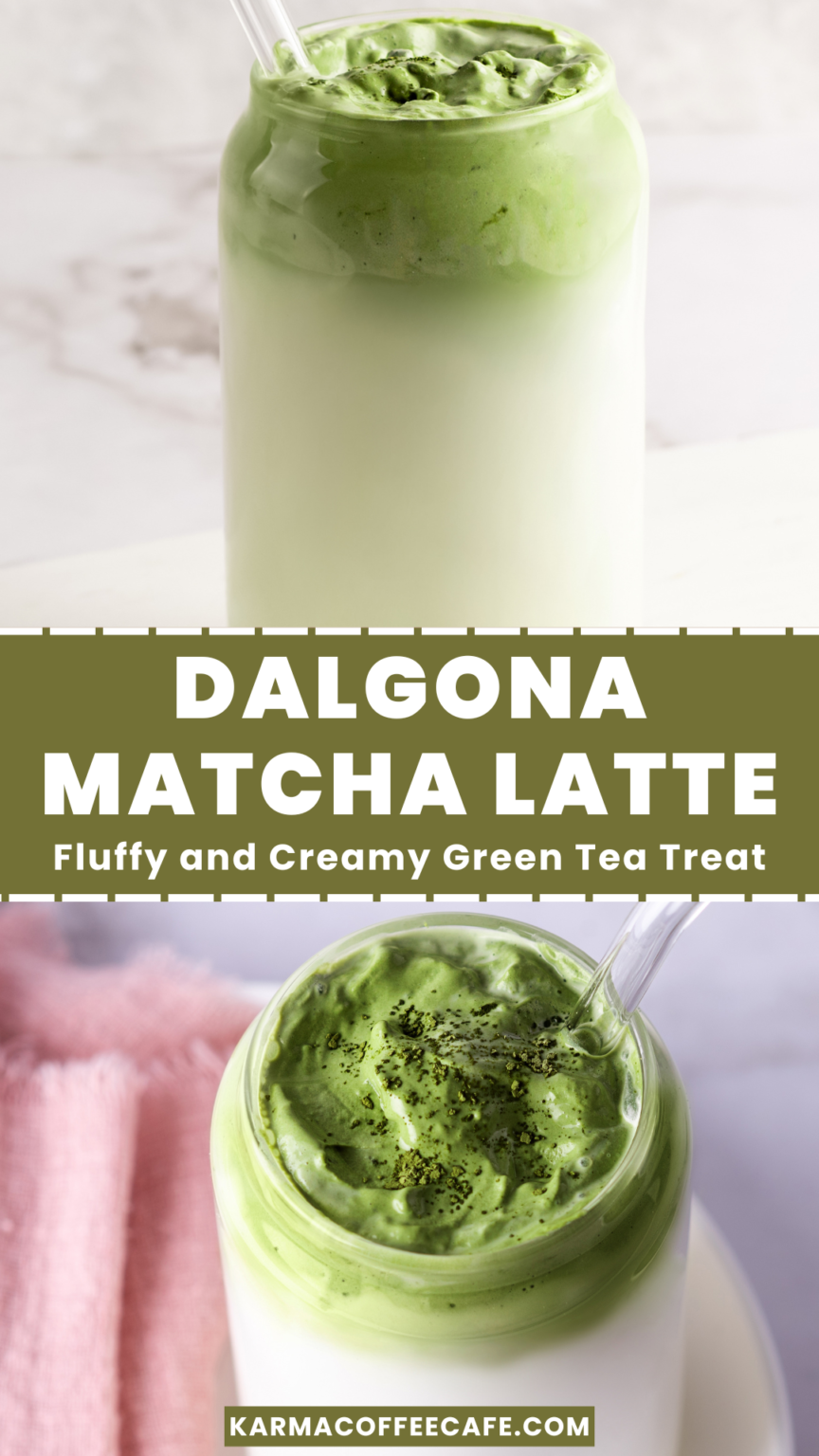 Easy Dalgona Matcha Latte: Whipped Green Tea Perfection
