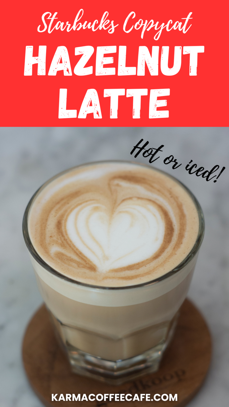 Starbucks Copycat Hazelnut Latte Recipe (Hot or Iced)