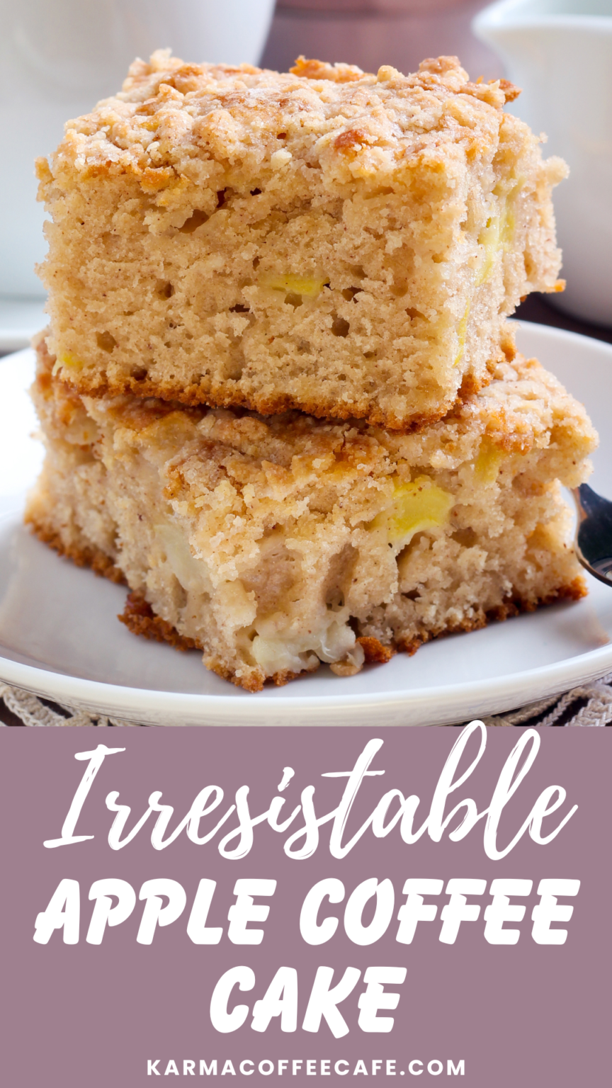 Moist Apple Coffee Cake Recipe with Cinnamon Streusel Topping