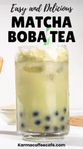 Easy And Delicious Vegan Matcha Boba Tea: Make It Iced or Hot!