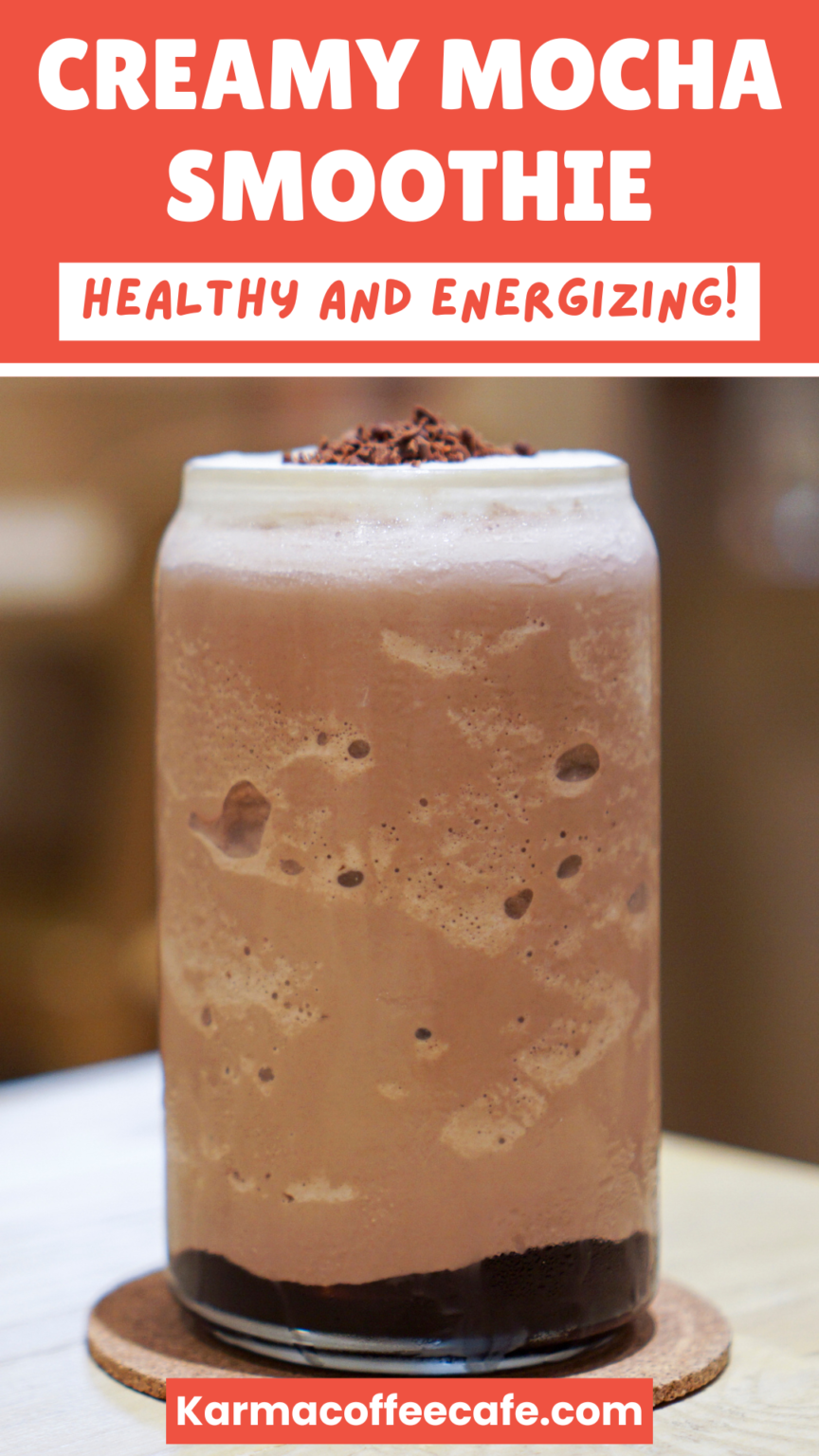 Quick and Creamy Mocha Smoothie: Healthy And Energizing