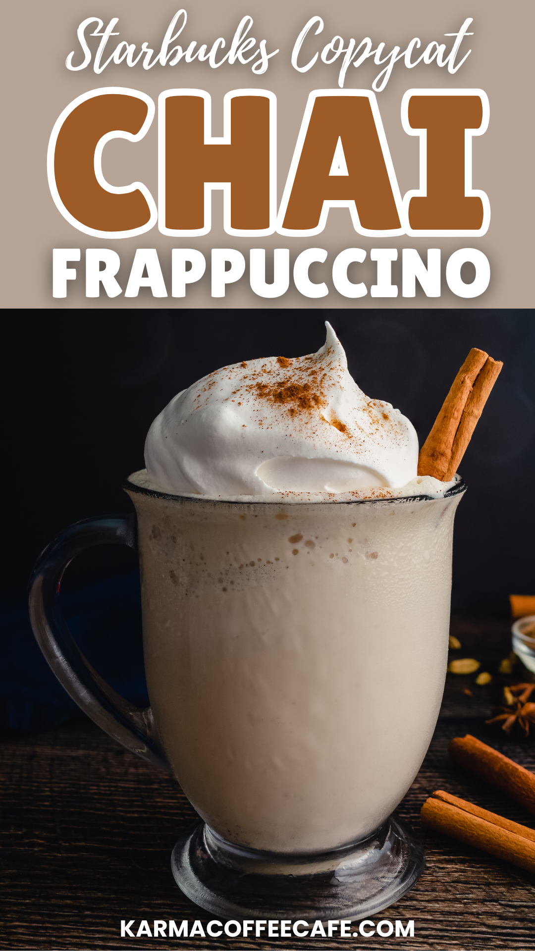 Creamy Chai Frappuccino: Starbucks Copycat in 5 Minutes