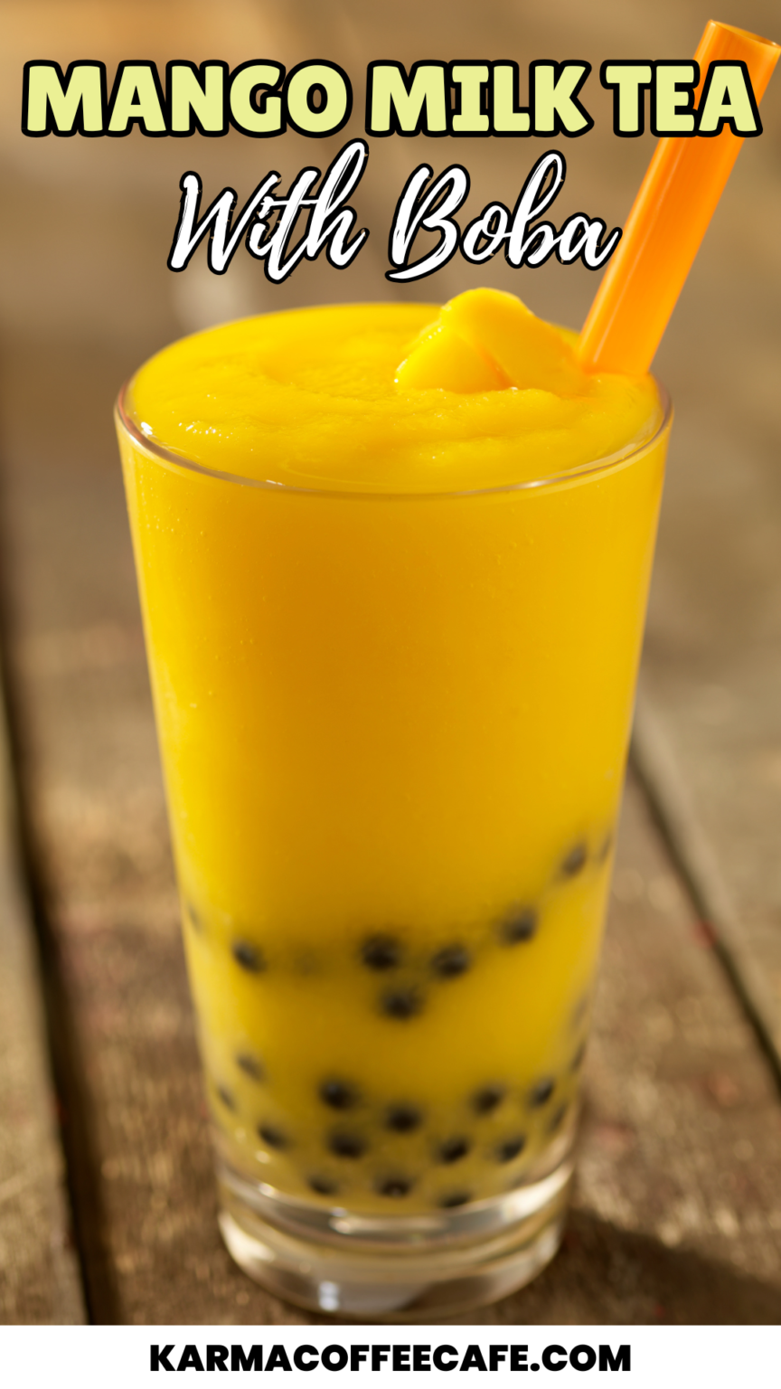 Mango Milk Tea (Mango Boba): A Refreshing and Easy Recipe