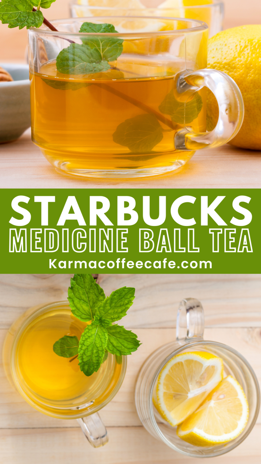 Honey Citrus Mint Tea: Starbucks Medicine Ball Copycat Recipe