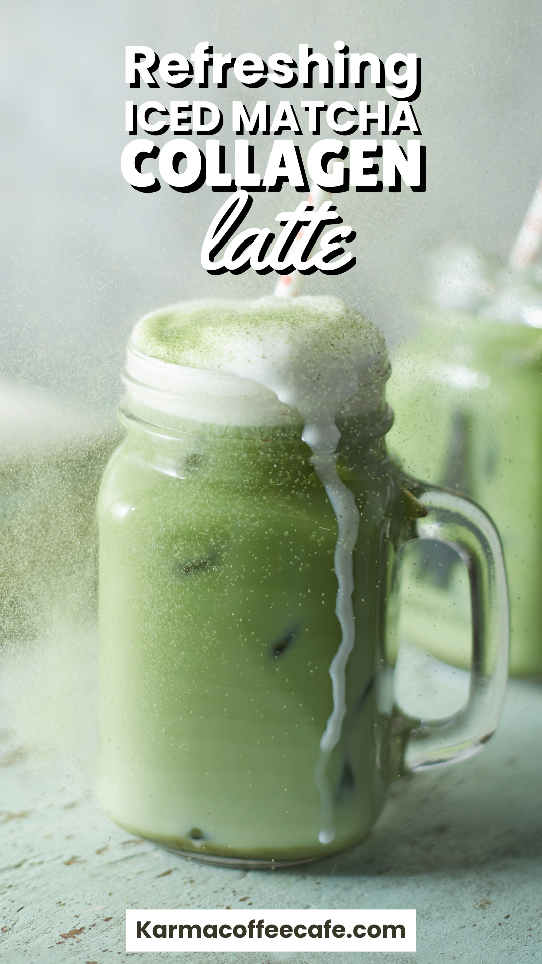 Iced Matcha Collagen Latte: A Refreshing Protein-Packed Drink