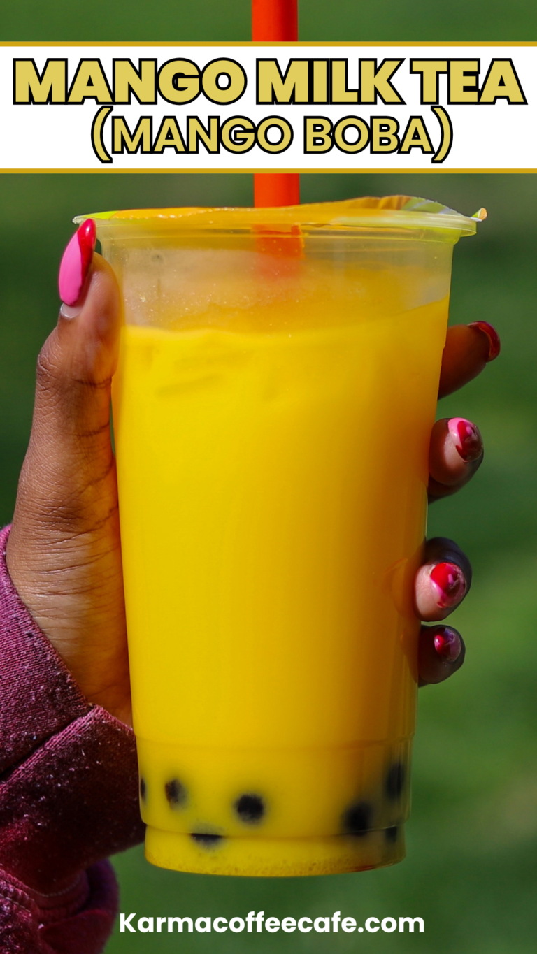 Mango Milk Tea (Mango Boba): A Refreshing and Easy Recipe
