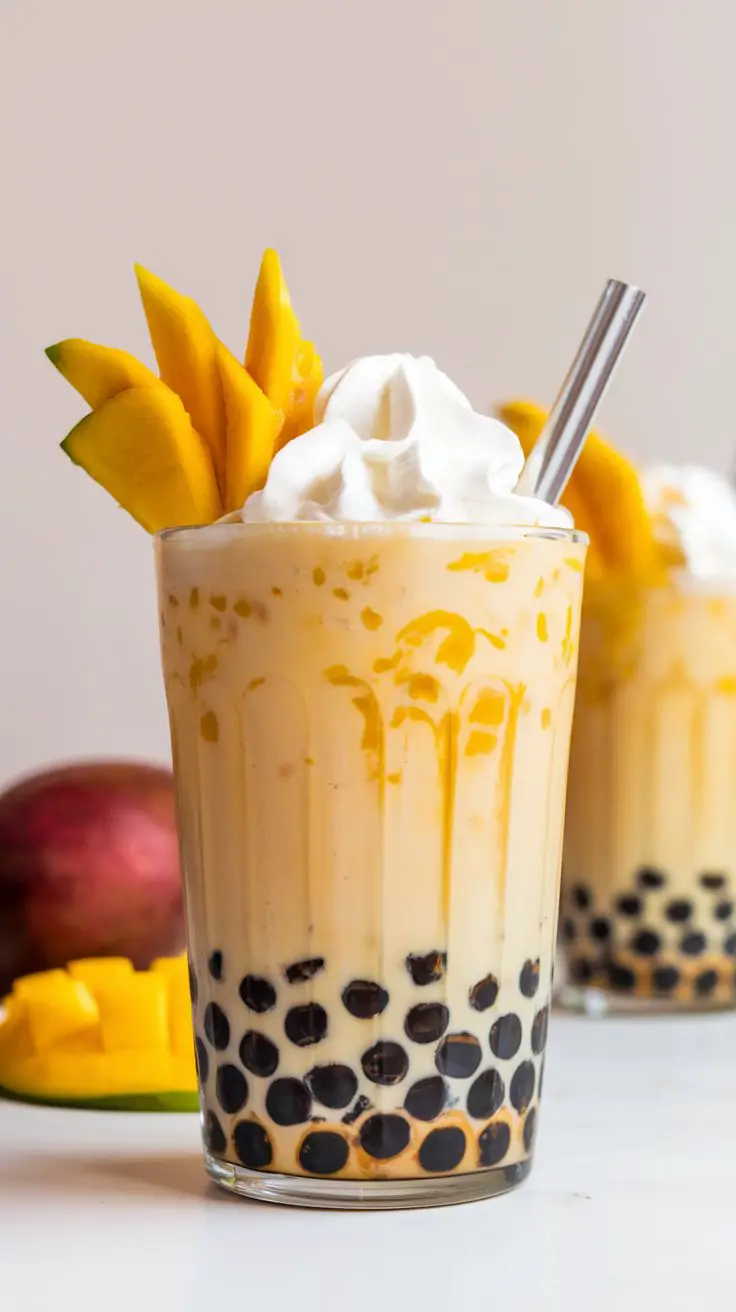 Mango Milk Tea (Mango Boba): A Refreshing and Easy Recipe