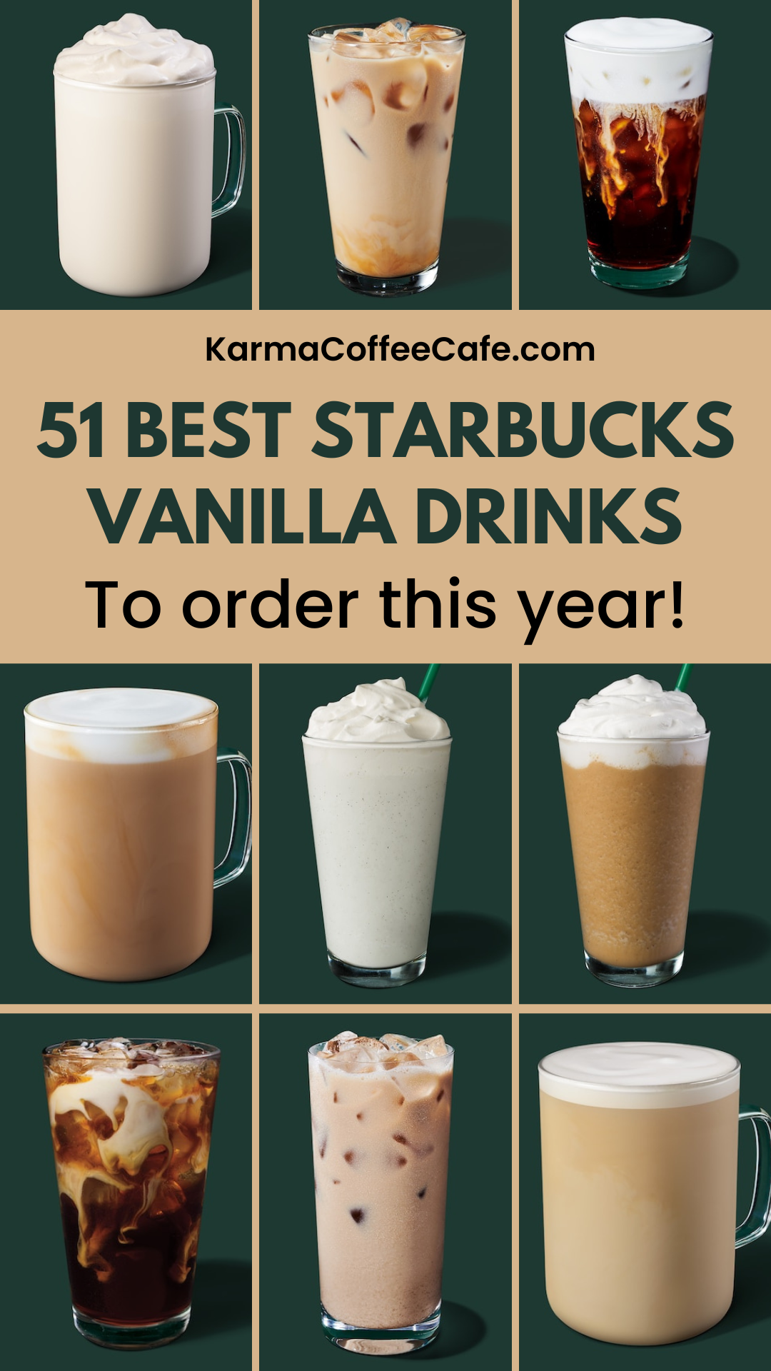 51 Best Starbucks Vanilla Drinks You Need to Try This Year!
