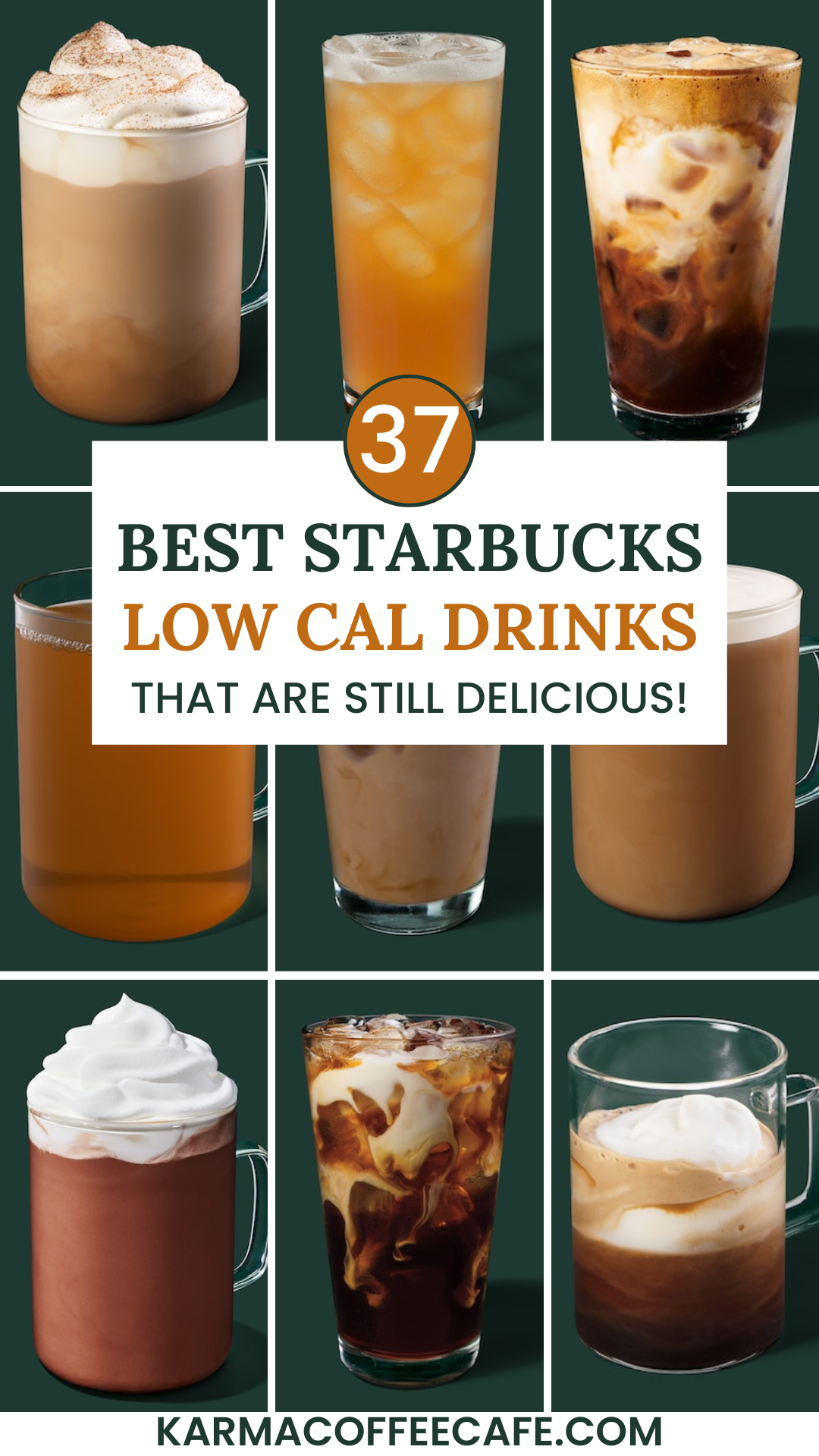 37 Best Low Calorie Starbucks Drinks That Are Still Delicious!
