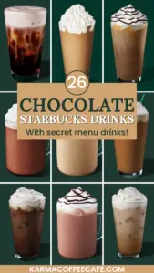 26 Best Starbucks Chocolate Drinks: Hot, Iced & Blended Treats