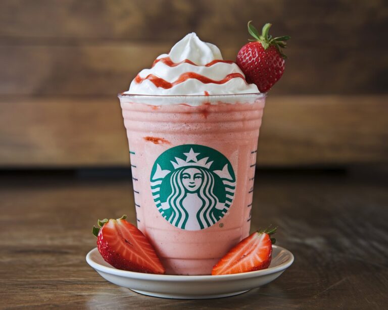 Homemade Strawberry Frappuccino: A Creamy Starbucks Copycat